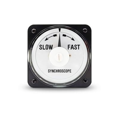 China Analog Synchroscope Meter | Iron Zinc-Plated Synchronization Indicator for Marine & Oilfield Applications for sale