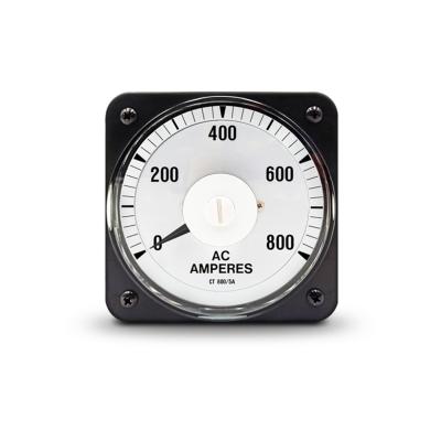 China 240° Wide Angle IP42 Rated 0-800A AC Ammeter Panel Meter for Marine & Power Stations for sale