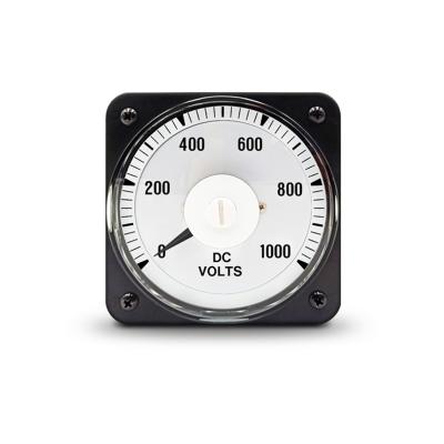 China 1000V DC Analog Voltmeter - Zinc-Plated Steel for Marine & Oilfield Applications for sale