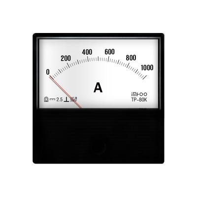 China TP-80K Welding Machine Special Ammeter - Durable Analog Panel Meter, 0-1000A Range, High Accuracy for sale