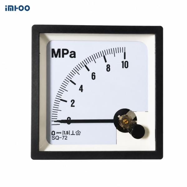 Quality SQ-72 Analog Pressure Gauge with 1.5% Accuracy and 0-10 MPa Range for Hydraulic Pneumatic Systems Panel Meter for sale