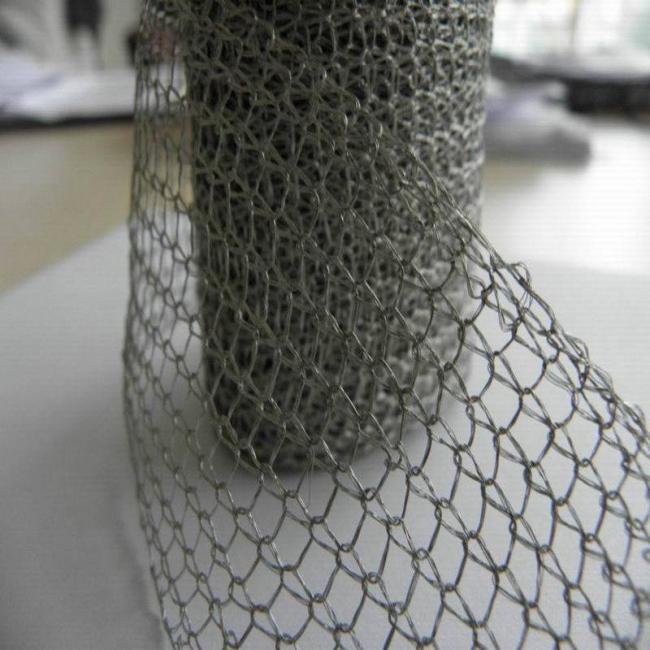 Knitted Stainless Steel Wire Mesh Tube, Gas-Liquid Filter Wire Mesh