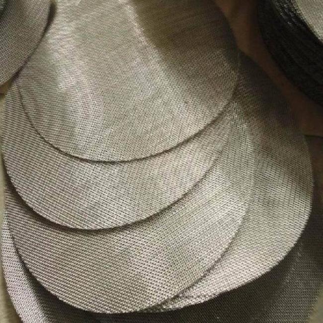 OEM Stainless Steel Woven Wire Mesh Extruder Screen Filter Disc
