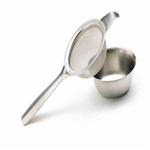 Food Grade Stainless Steel 304 Mesh Loose Tea Infuser Strainer with Double Handle