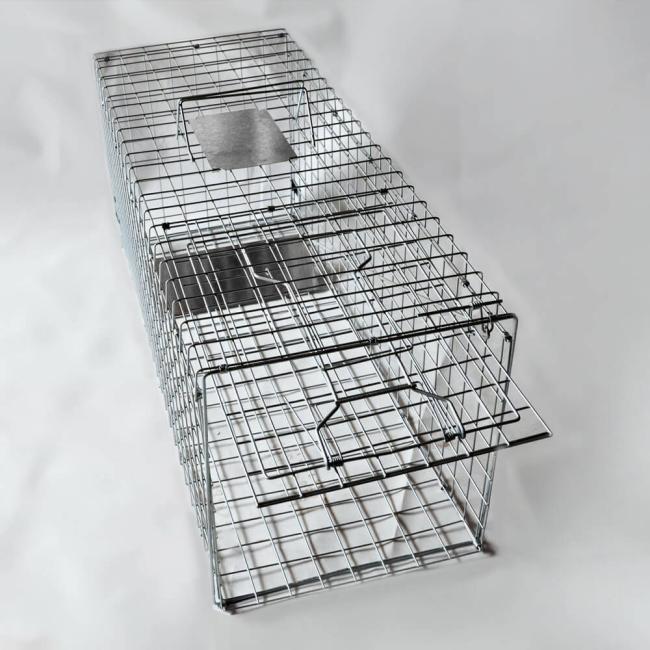 Large One Door Catch Release Heavy Duty Cage Live Animal Trap for Gophers / Oppossums Groundhogs Beavers