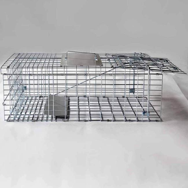 Large One Door Catch Release Heavy Duty Cage Live Animal Trap for Gophers / Oppossums Groundhogs Beavers