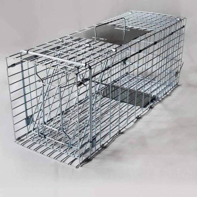 Large One Door Catch Release Heavy Duty Cage Live Animal Trap for Gophers / Oppossums Groundhogs Beavers