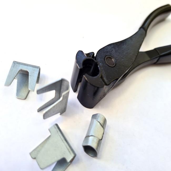 Razor Wire Clip M87 Series Concertina Razor Barbed Wire Fastener Prison Mesh Wire Clips