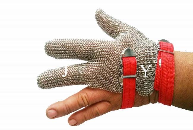 Cut-Resistant Gloves Butcher Food-Grade Guantes Stainless-Steel-Metal-Mesh Gloves