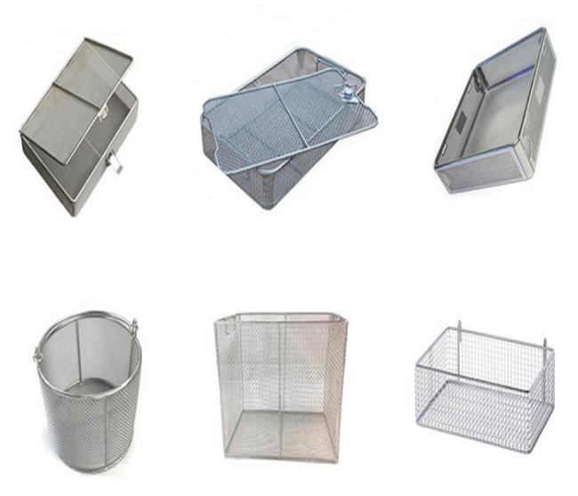Easy to Clean and Durable Stainless Steel Wire Mesh as Filter Disinfection Baskets