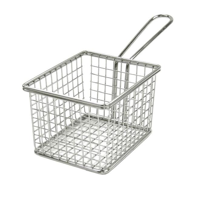 Kitchen Ware Gadget Chicken French Fries Basket Mini Deep Frying Basket Strainer Fry Basket