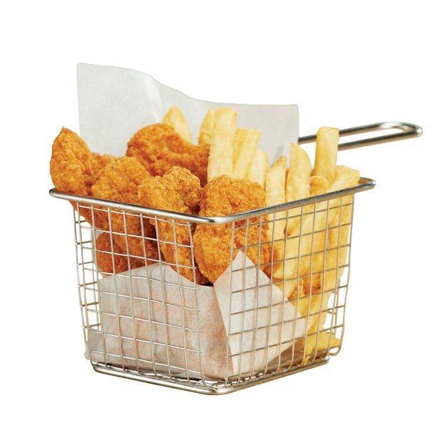 Kitchen Ware Gadget Chicken French Fries Basket Mini Deep Frying Basket Strainer Fry Basket