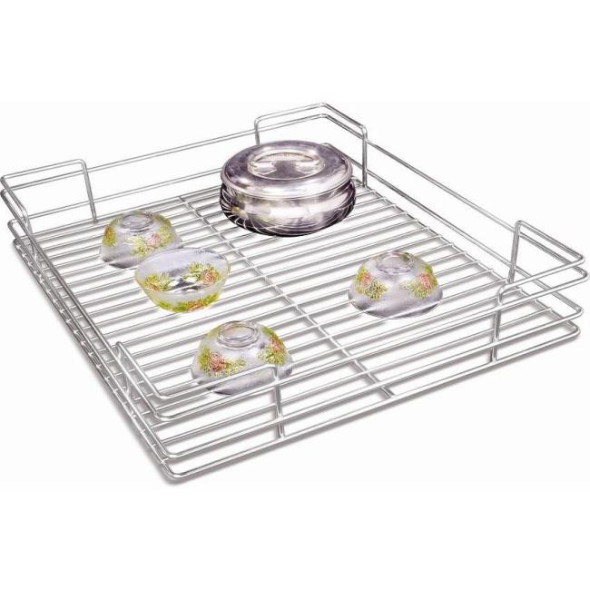Metal Wire Rectangular Shape Stainless Steel Bread Basket Toast Basket
