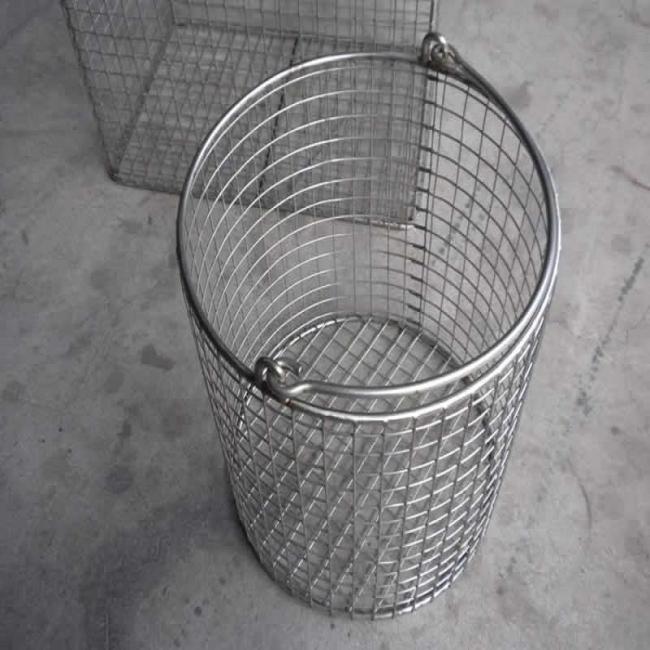 Metal Wire Rectangular Shape Stainless Steel Bread Basket Toast Basket