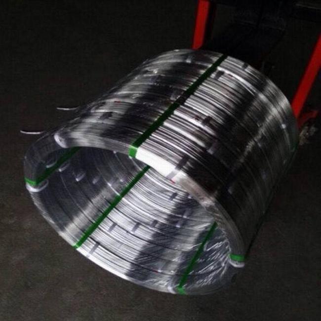 2.4X3.0mmm (17/15) 1000m 1250m Oval Galvanized Wire