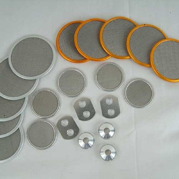 Quality Stainless Steel Ss 304 316L Round Plastic Extruder Plain/Twill/Dutch Woven Filter Wire Mesh Disc for sale