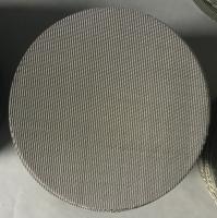 China Spot Welded Packs Wire Mesh Filter Disc 1-300 Micron 316L Stainless Steel for sale