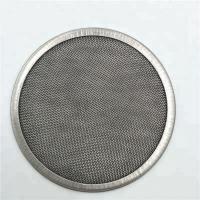 China Spot Welded Packs Wire Mesh Filter Disc 1-300 Micron 316L Stainless Steel for sale