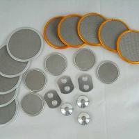 China Spot Welded Packs Wire Mesh Filter Disc 1-300 Micron 316L Stainless Steel for sale
