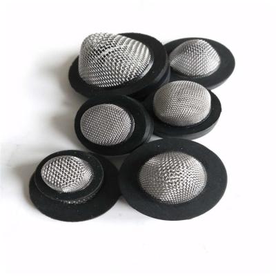 China Silicone Rubber Filter Gasket Flat Filter Oil Seal 304 Steel Filter 40 Mesh for sale