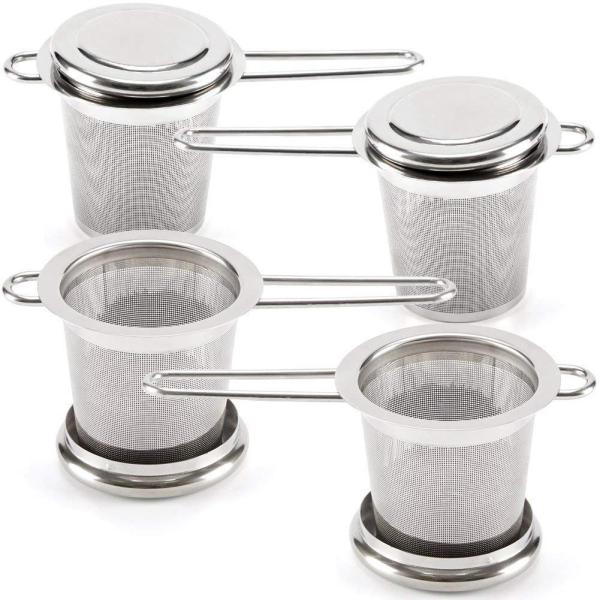 Quality Stainless Steel Long Handled Tea Strainer for sale