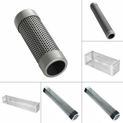 China 6 12 Inch Stainless Steel Perforated Mesh Sheet/Pipe for BBQ Smoker Tube for sale