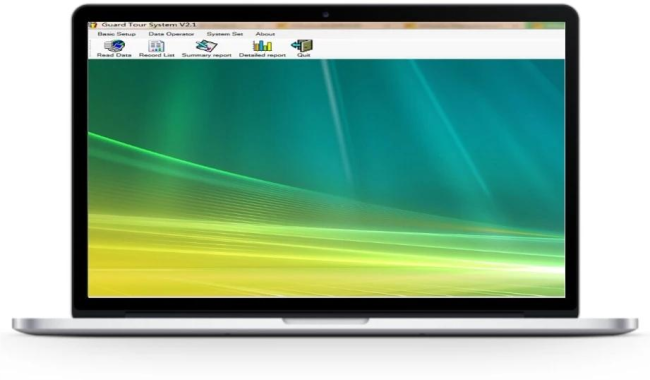 Aluminium Alloy Light Vibration Reading Prompt Patrol Monitoring System HUAguard Software 0
