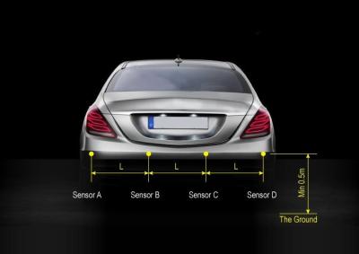 China Car Parking Radar System with Rear Obstacle Detection and LED Distance Display Screen for sale