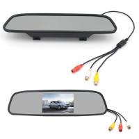 China KINGCROWN 4.3 Inch LCD Rear View Mirror Monitor with 300cd/m² Brightness and Dual AV Inputs for sale