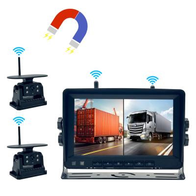 China KINGCROWN 7-Inch 2K Android Auto Rearview Mirror Dash Cam with Wireless Camera for sale