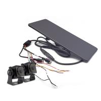 China 170 Wide Angle Rear View Mirror Dash Cam 4.3 Inch Display 1280x720P Front 640x480P Rear Waterproof IP67 for sale