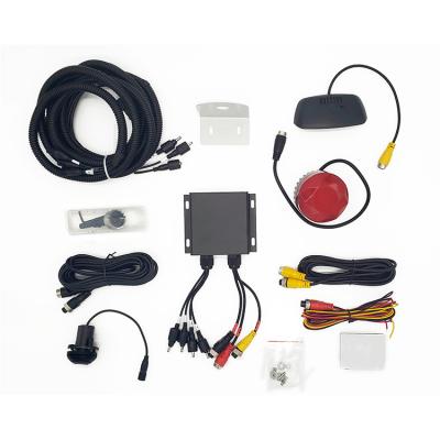 China Reverse Backup Camera System with 4 Radar Sensors, Buzzer Alarm Parking Sensor Kit for Safe Car Reversing, Automotive Safety Accessory, HD Night Vision for sale