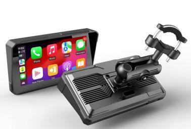 China Motorcycle recorder wireless Carplay/Androidauto mobile phone vehicle screen projection navigation for sale