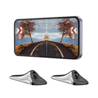China Dual Lens Electronic Rearview Mirror System with 140° Wide-Angle Digital Side View Camera Kit and IP67 Waterproof Blind Spot Side Camera for sale