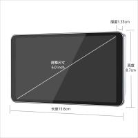 China 6inch Touch Screen Digital Electronic Single Lens Side View Mirror Camera System With AI BSD Voice Warning Function for sale
