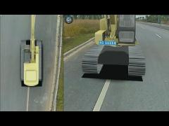 Universal Cars Blind Spot Monitoring Systems met CVBS/AHD-video-invoer en achteruitkijkspiegel