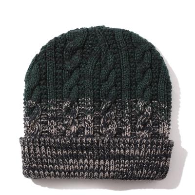 China COMMON Custom Knit Beanie Winter Hat Embroidered Logo 2021 Wholesale for sale