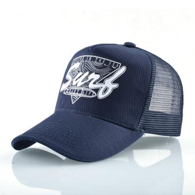 China JOINT High Quality Empty 5 Panel Trucker Mesh Caps Custom Logo Printing Adult Hat for sale