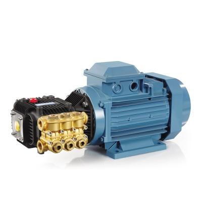 China POWERJET LM-BM-DS High pressure mist fog machine brass plunger pump motor unit 100bar 1L/min for sale