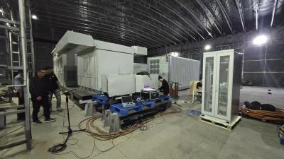 China Industrial Ductwork Sound Attenuators Perforated Steel Sheet Reactive Silencer Noise Reduction 20 - 35dB for sale