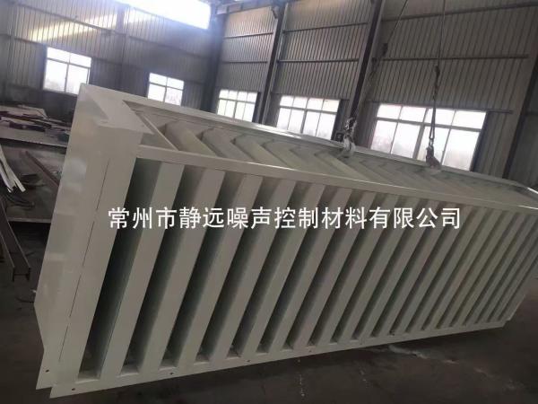 Quality Galvanized Steel Acoustic Louvre Anti Rust Sound Proof Louvers With Hot Dip Galvanizing Process for sale