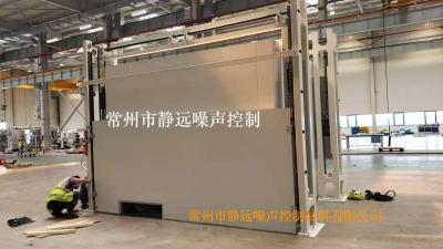 China High Density Material Sliding Soundproof Door Steel Plate Factory Sliding Door Fire Resistant for sale