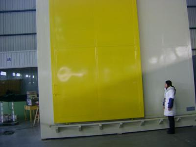 China Movable Sliding Soundproof Door High Temperature Resistant Industrial Acoustic Doors for sale