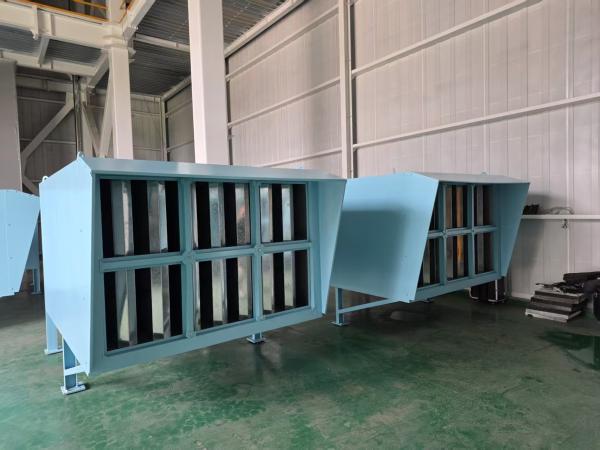 Quality Rectangular Carbon Steel Generator Exhaust Silencer for sale