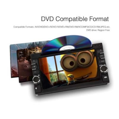 China 6.2 Inch Touch Screen Android Car Radio DVD Player Mstar 2531 2 Din With DA6546C for sale