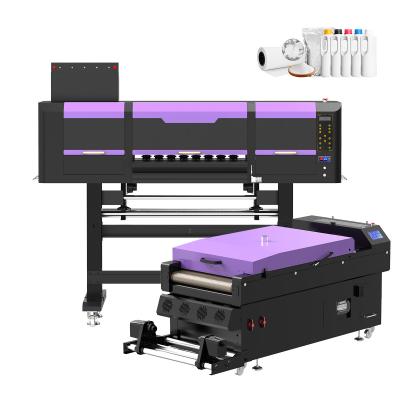 China 24 Inch DTF Ink Printer Machine 60cm RIIN / Flexi Platform Suction for sale