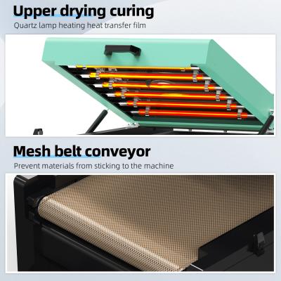 중국 A1 DTF 쉐이커 자동 쉐이킹 파우더 60cm DTF 프린터 건조기 판매용