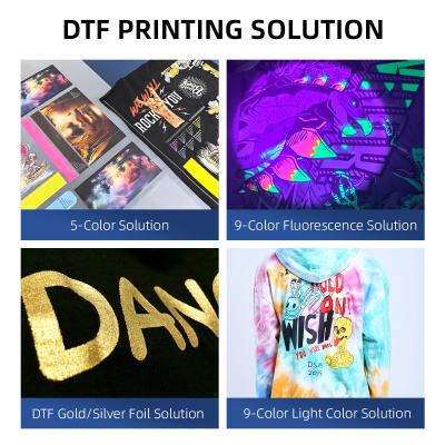 China Wireless UV Drying Digital DTF Printer with 60cm Print Width and EPSON i3200-A1 Print Head for sale