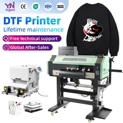 China 45cm Full-Automatic DTF Printer with EPSON i1600-A1 Print Head and CMYK+White Ink for High-Quality Tshirt Printing for sale