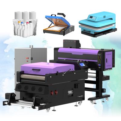 China Full-Automatic DTF Printer with 60cm Print Width and Epson i3200 Print Head for High-Quality T-Shirt Printing for sale